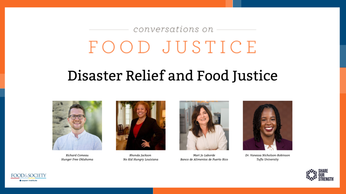 Conversations on Food Justice - Food & Society